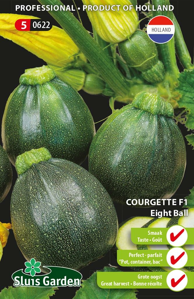 Courgette zaden Eight Ball F1 - Koopzaden.nl